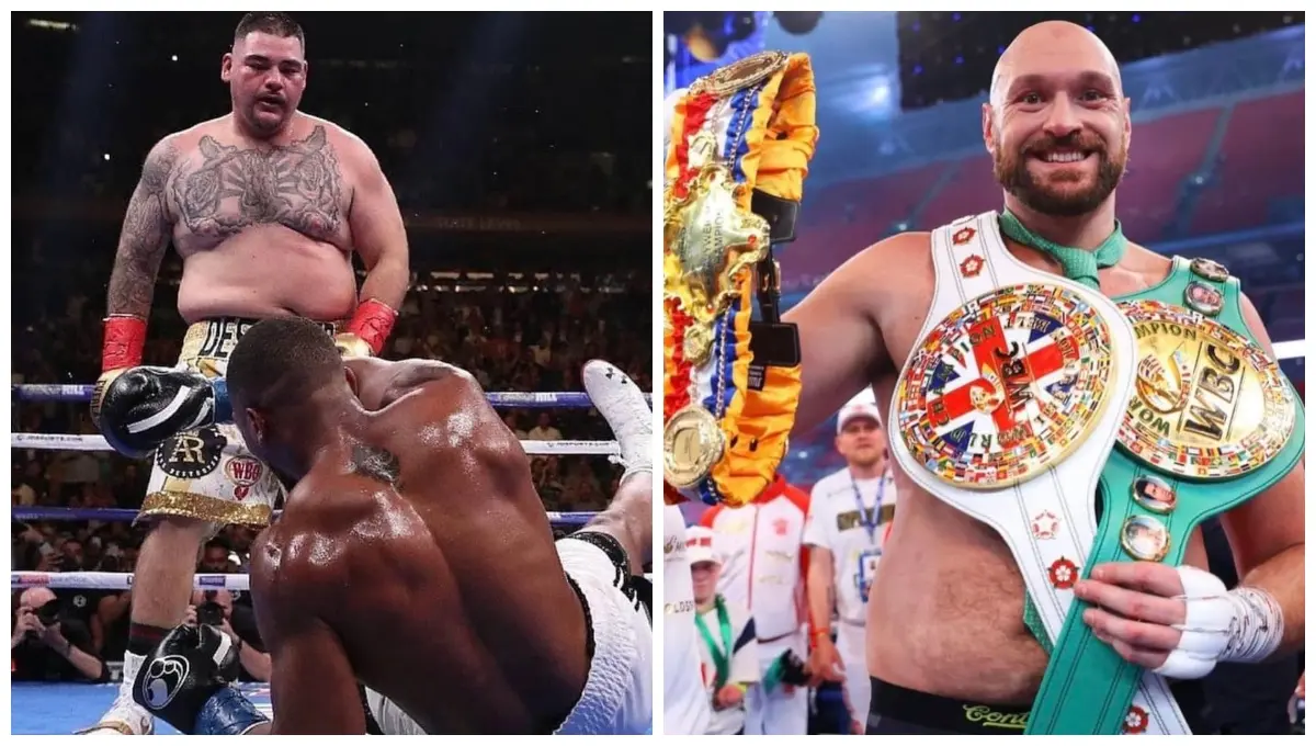 ¿Andy Ruiz vs Tyson Fury? La fotografía que ilusiona a la pelea por el ...
