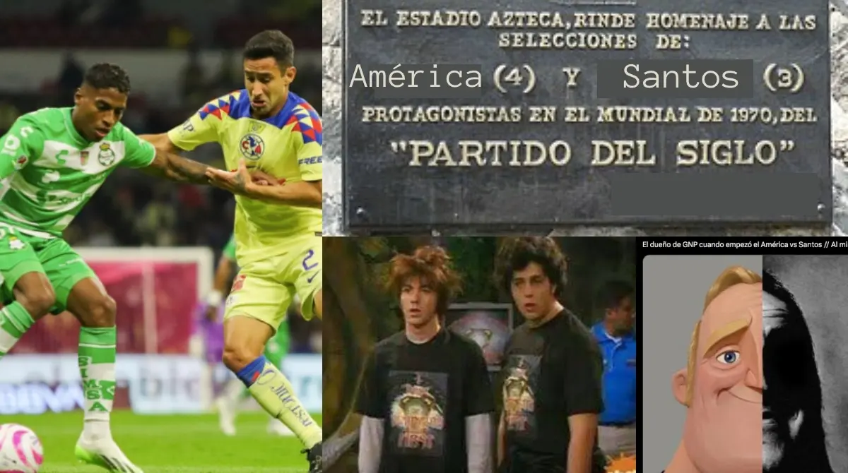 Los memes que dejó el "partido del siglo" entre América y Santos en el ...