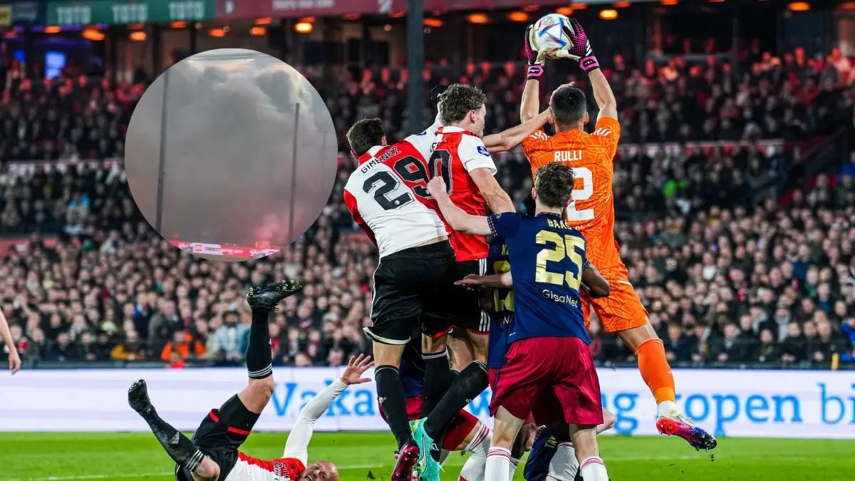 Suspenden el Feyenoord vs Ajax luego de agresión a jugador por parte de la afición - Soy Referee