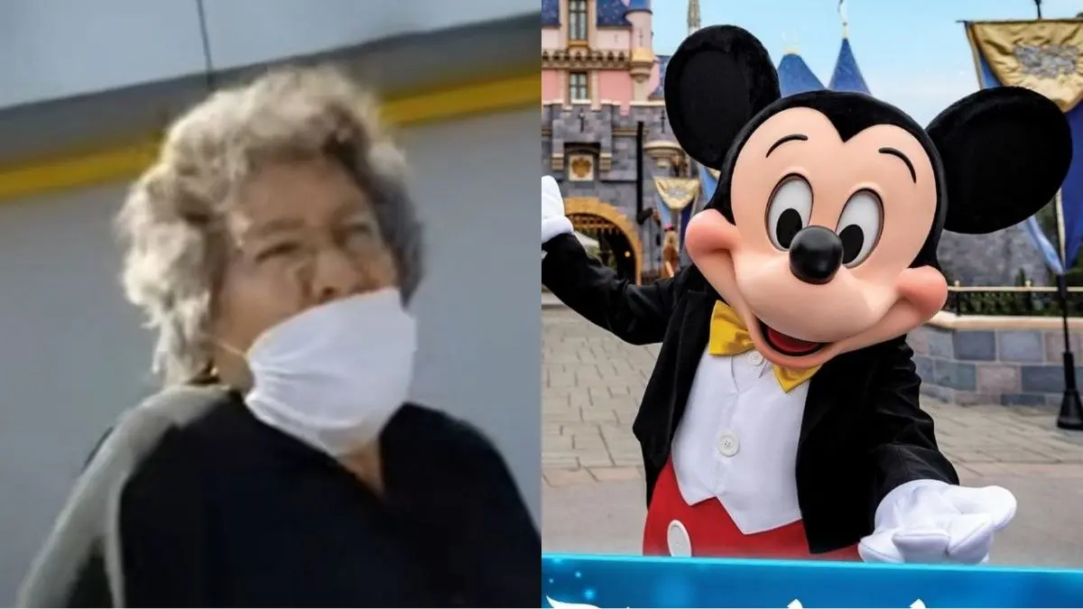 Señora con voz de Mickey Mouse se niega a pagar por golpear un coche ...