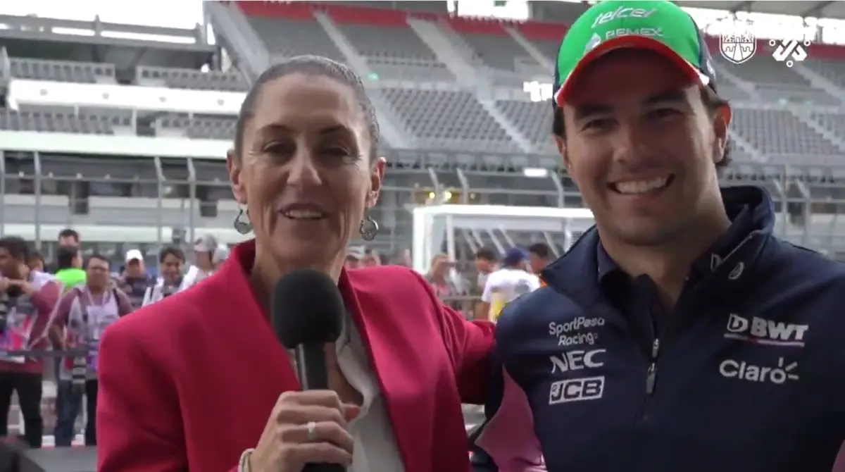 Checo Pérez manda mensaje a Claudia Sheinbaum - Soy Referee