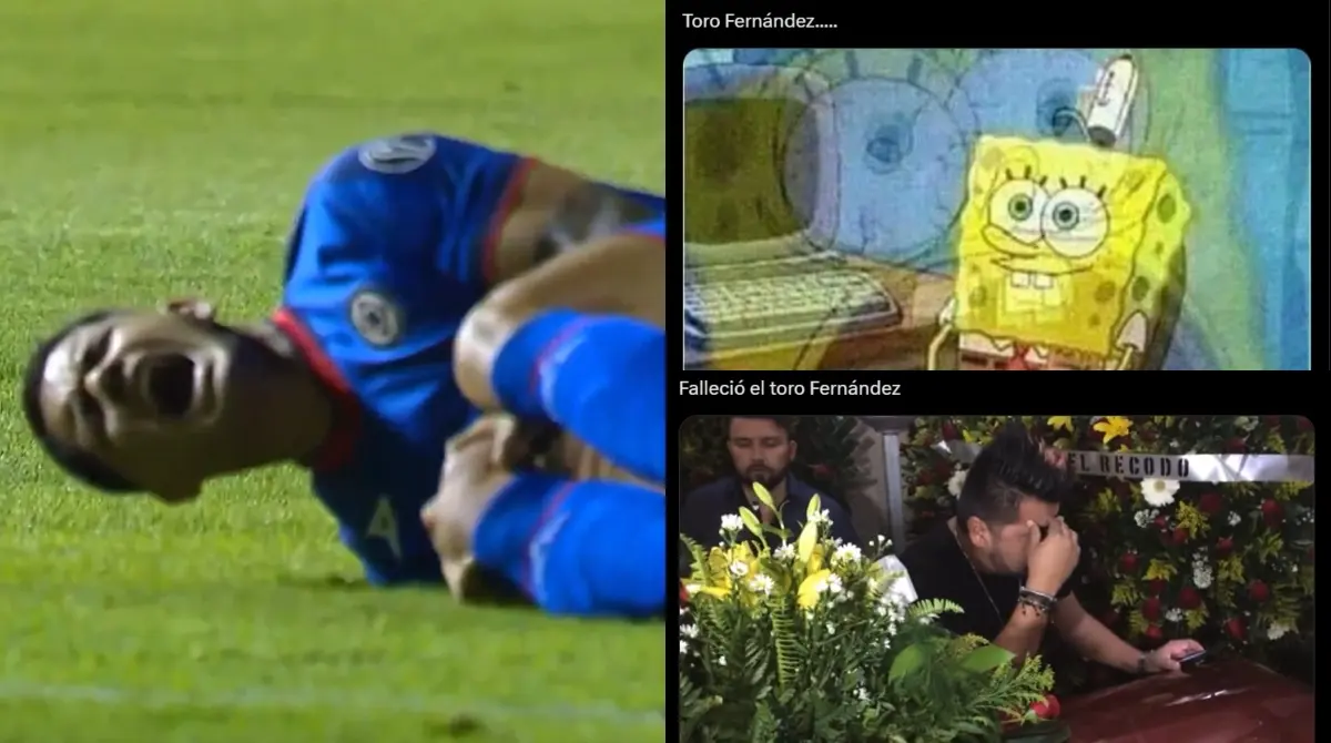 Los memes de la lesión del 'Toro' Fernández con Cruz Azul ¡Se lesionó ...