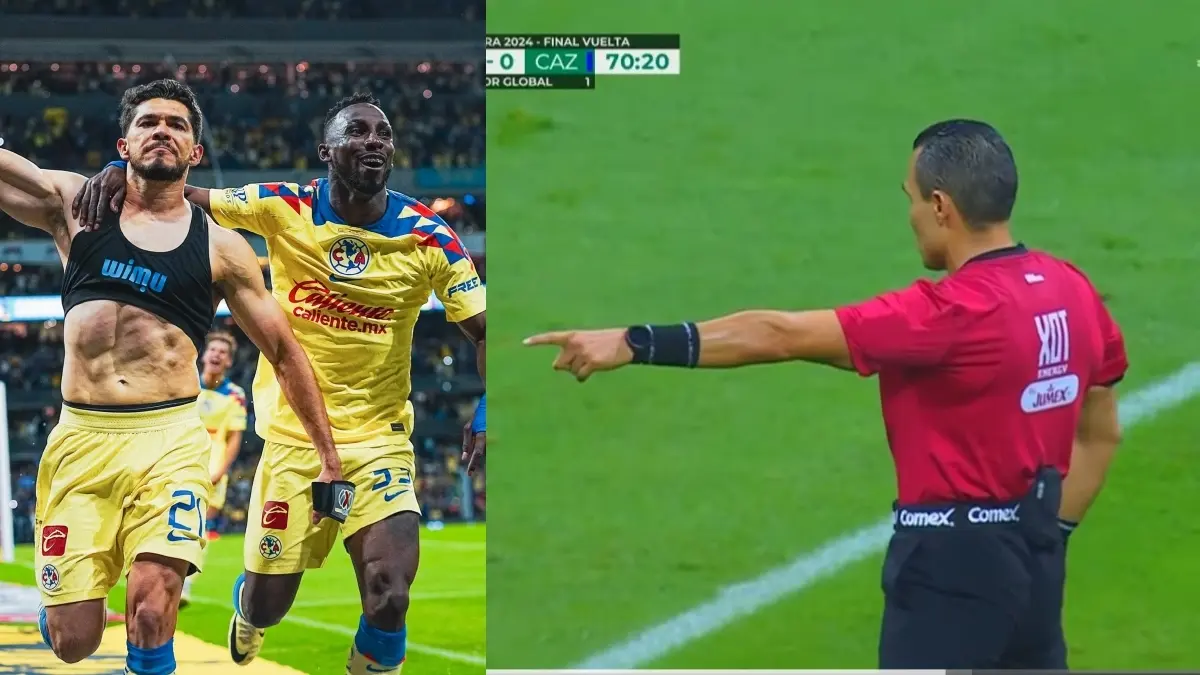 "A hue...o": Exhiben al VAR por celebrar el penal a favor del América ...