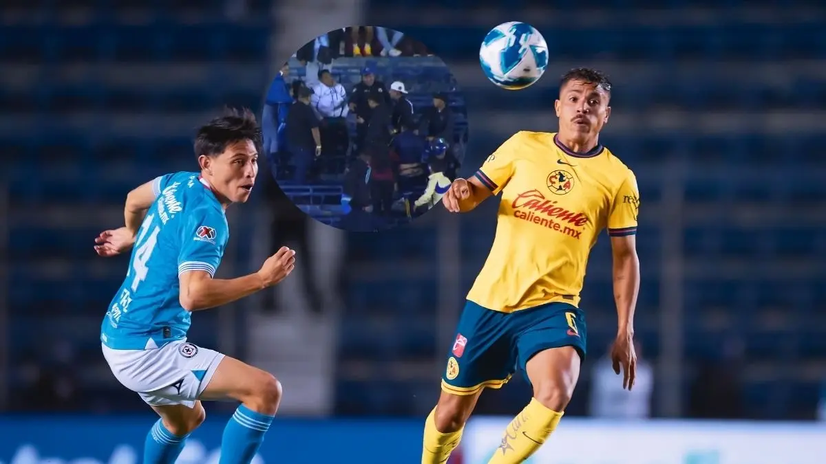 América vs Cruz Azul: Aficionados se pelean tras goleada de La Máquina ...