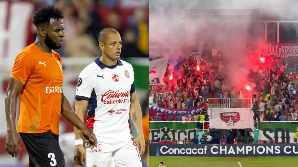 Aficionados de Chivas se pelean entre ellos tras empatar vs Cibao - Soy ...